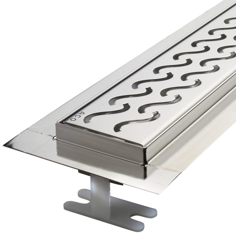 ACO Quartz Wave Grate 37342 Shower Channel at Bath Emporium Toronto ...