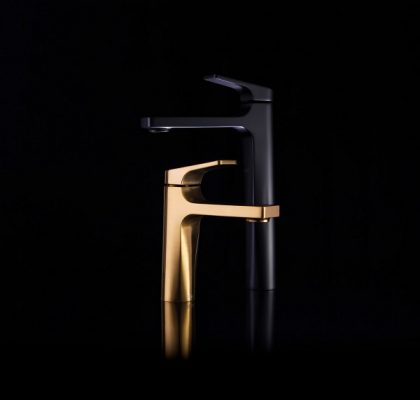 Riobel ODS01BG Brushed Gold ODE Bathroom Faucet - Bath Emporium