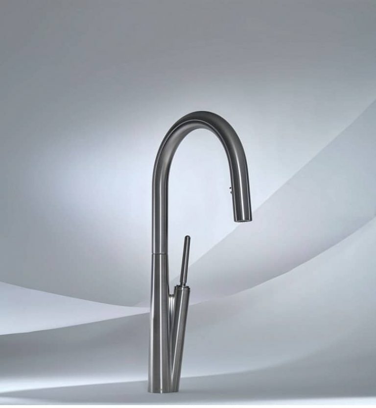 Riobel SC101BG Solstice Brushed Gold Pulldown Kitchen Faucet - Bath ...