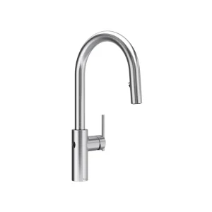 Riobel LT211C LT211BK Lateral Touchless Kitchen Faucet - Bath Emporium
