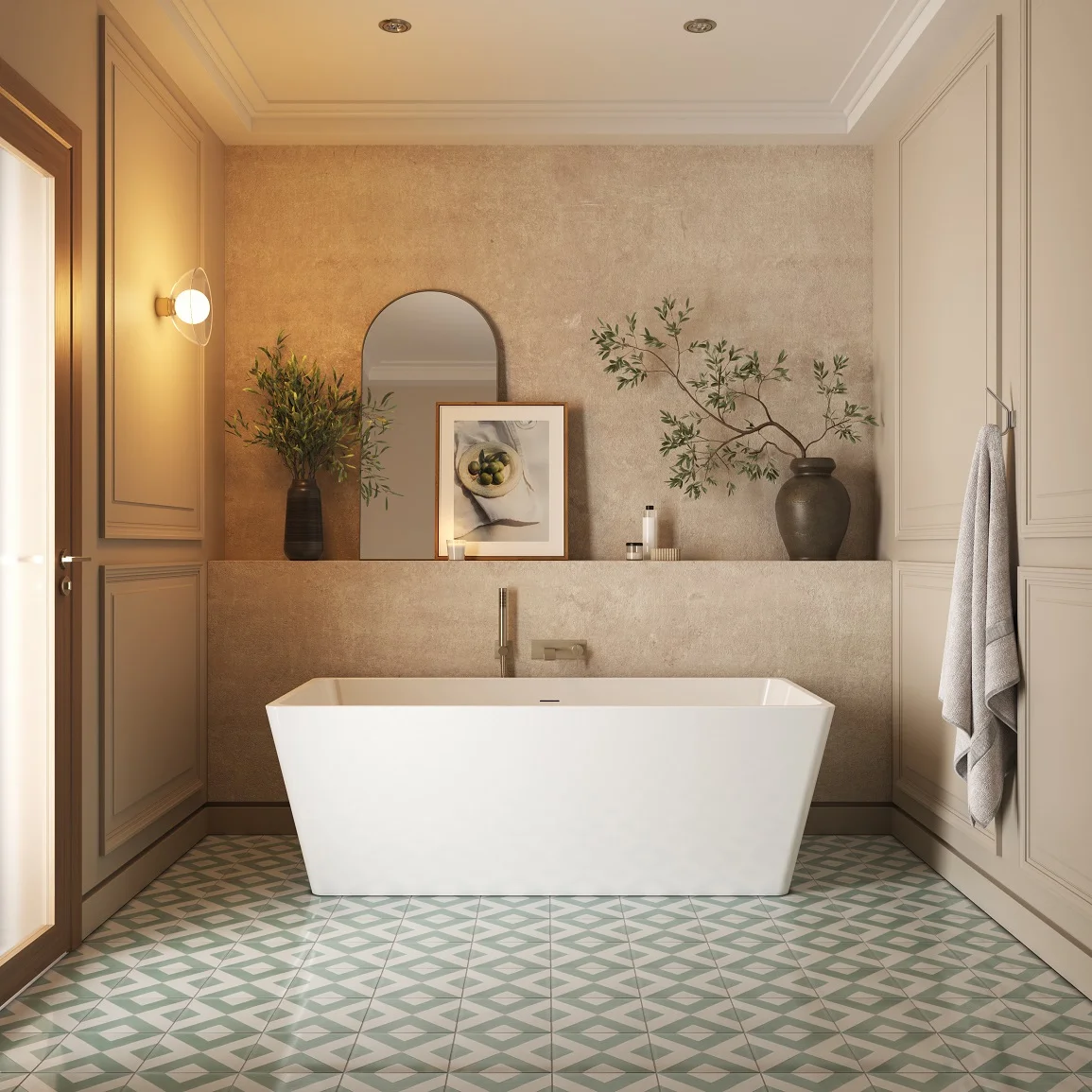 Neptune 220309 Bern 6731 Freestanding Tub - Bath Emporium