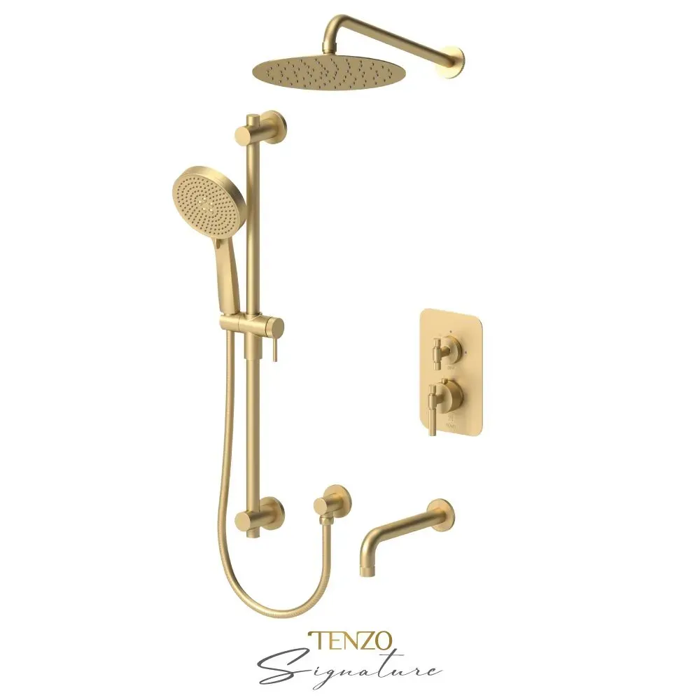 Tenzo BET33-501115-F Bellacio Thermostatic Shower Kit - Bath Emporium