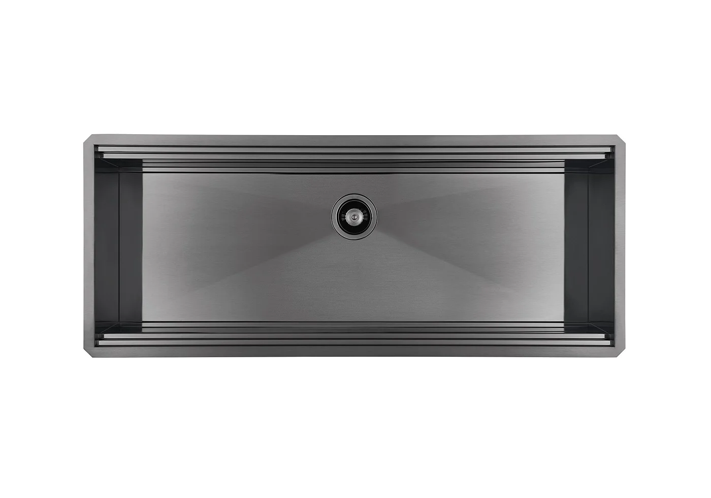 Foster 1049956 Happy Hour Gun Metal 49″ x 20" Kitchen Sink - Bath Emporium