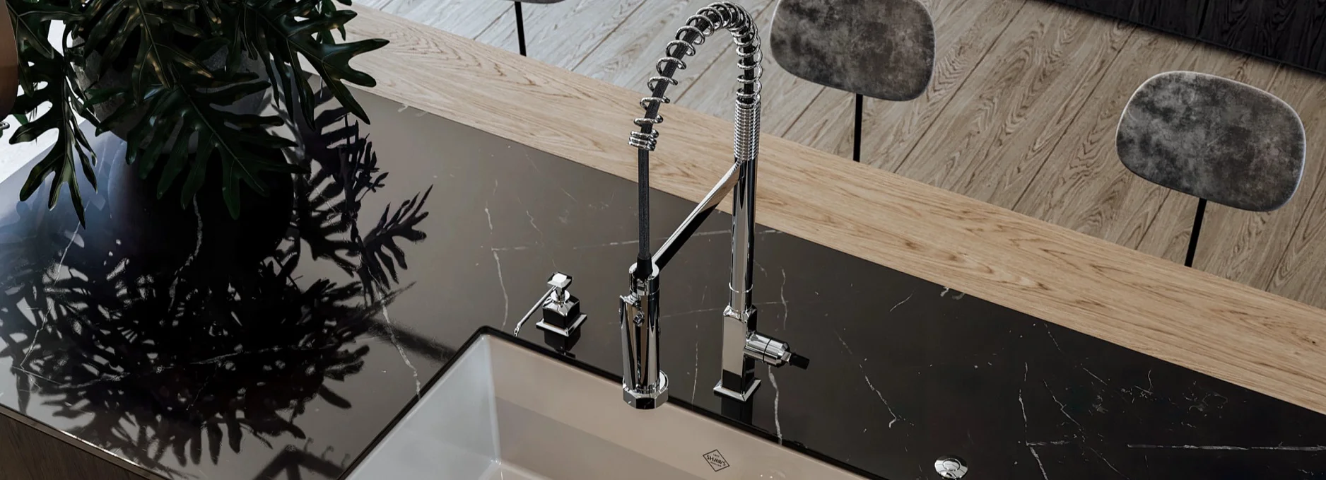 ROHL AP58D3LM Apothecary Bridge Kitchen Faucet - Bath Emporium