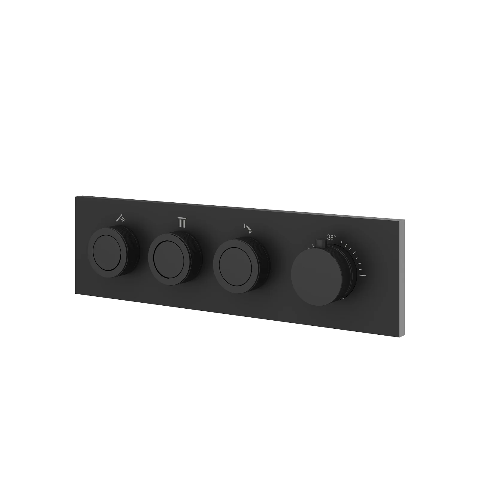 Aquabrass Aquaduct TO3W Touch 3-Way Shower Trim - Bath Emporium